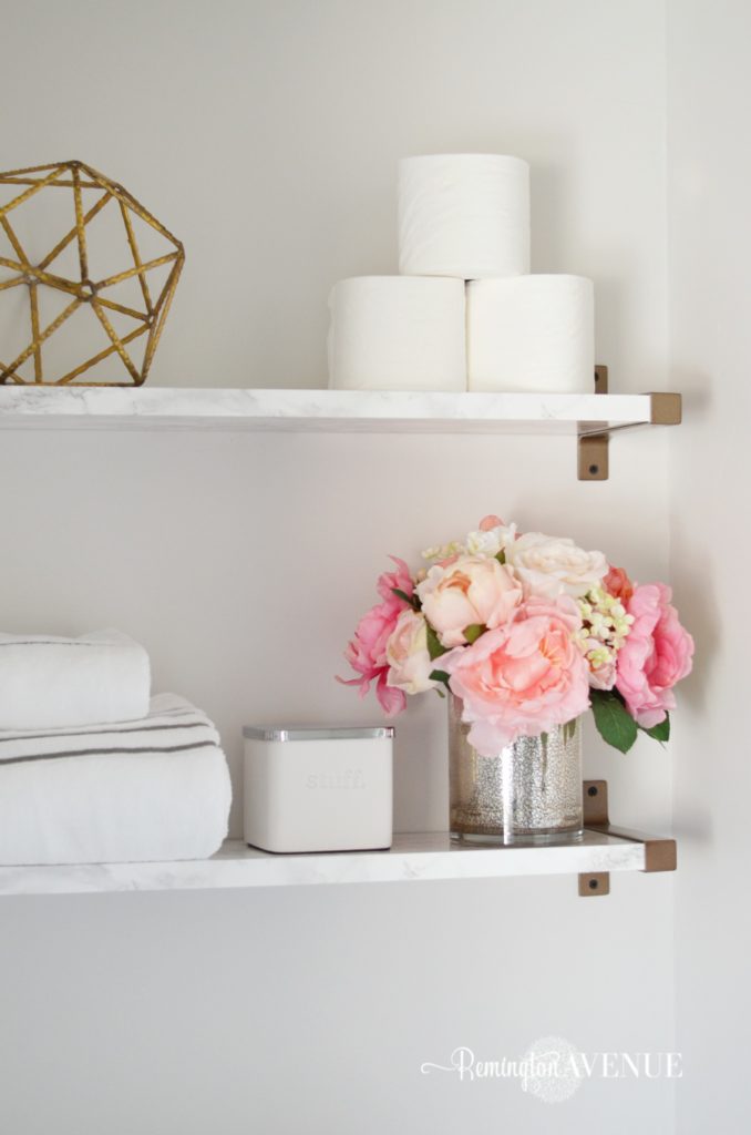 DIY Marble Shelving - Remington Avenue