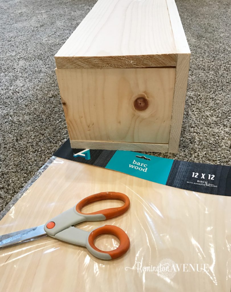 Easy DIY wood mantel - Remington Avenue