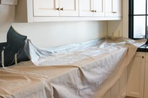 DIY Brick Backsplash with German Schmear - Remington Avenue