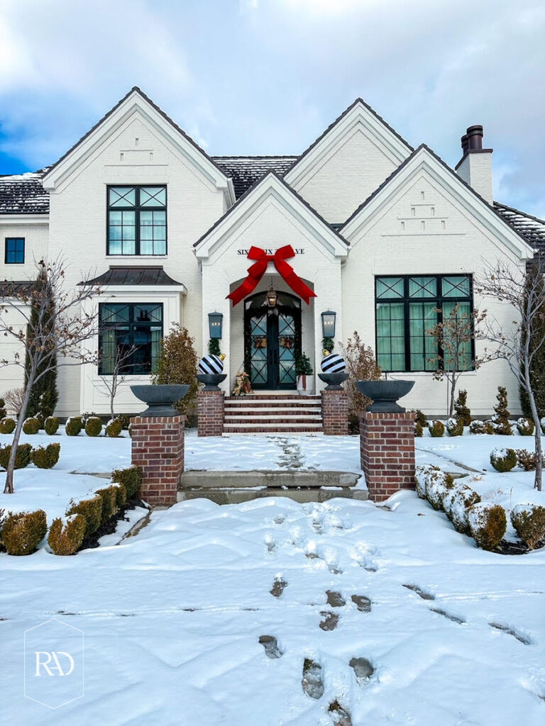 Holiday Front Porch Transformation - Remington Avenue
