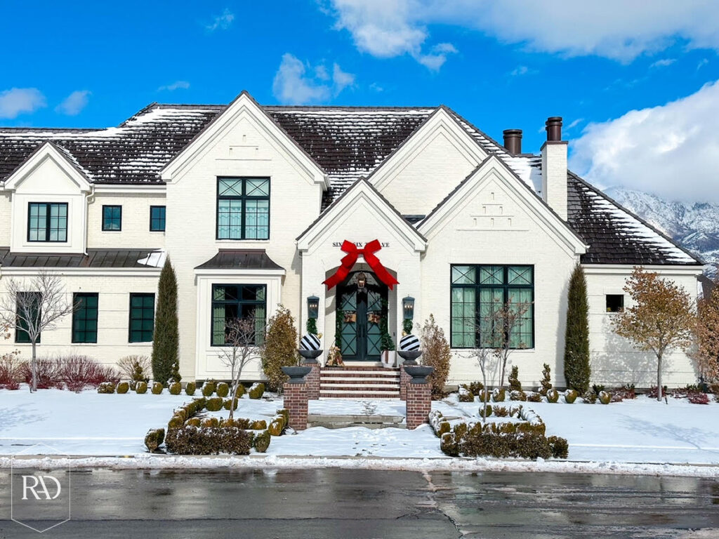 Holiday Front Porch Transformation - Remington Avenue