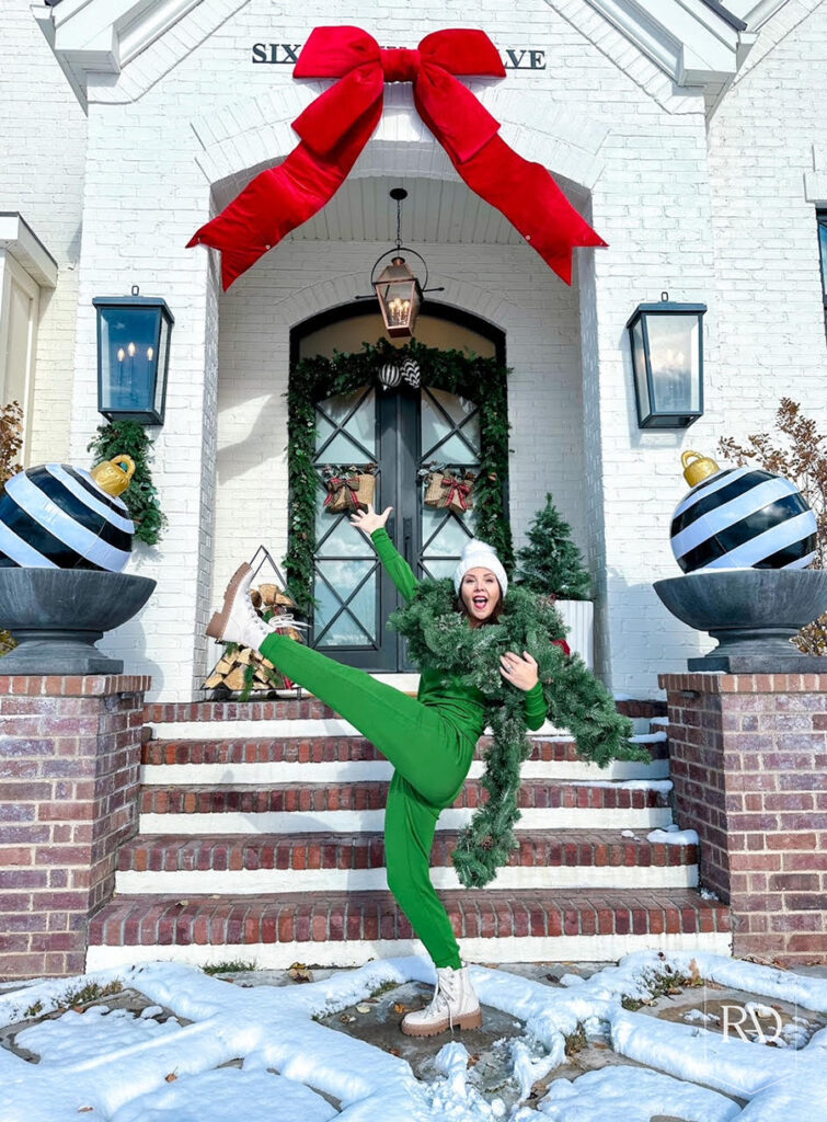 Holiday Front Porch Transformation - Remington Avenue