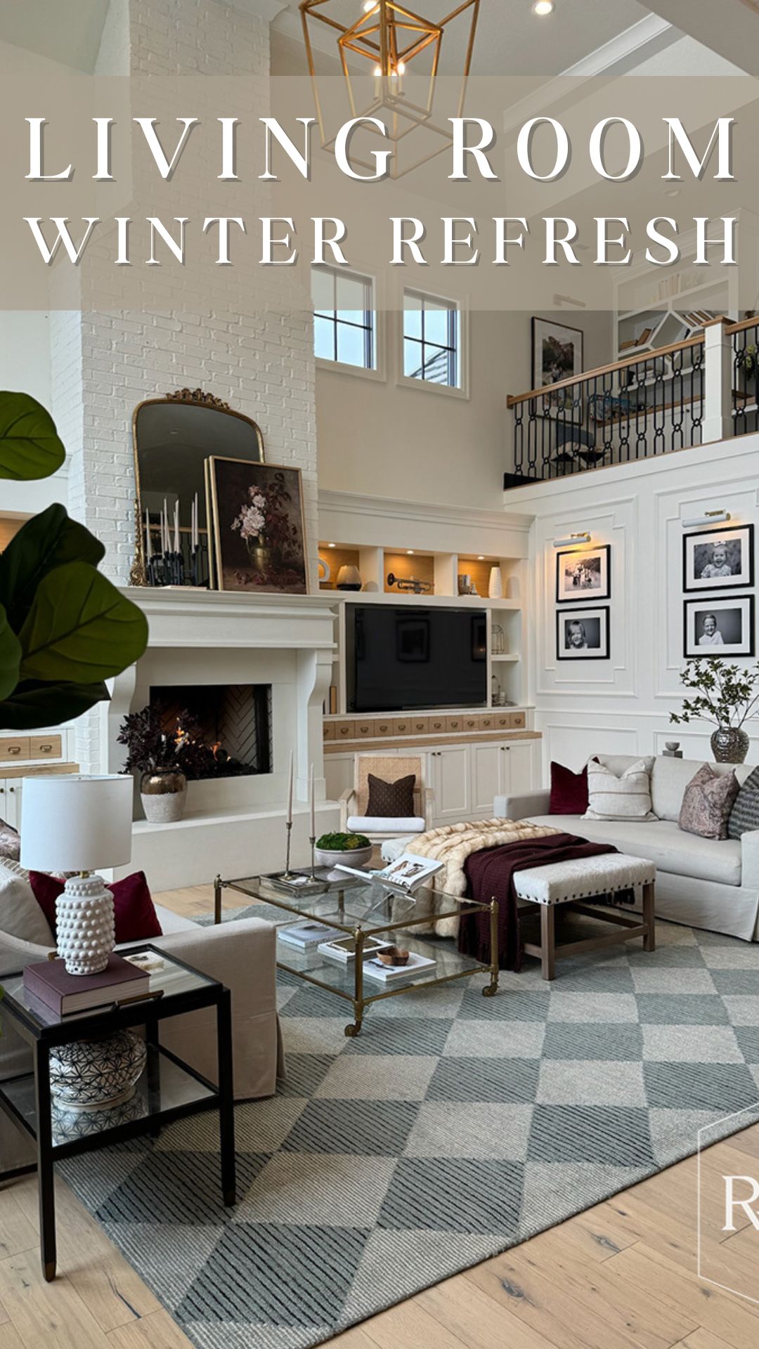 Steps to a Living Room Winter Refresh - Remington Avenue