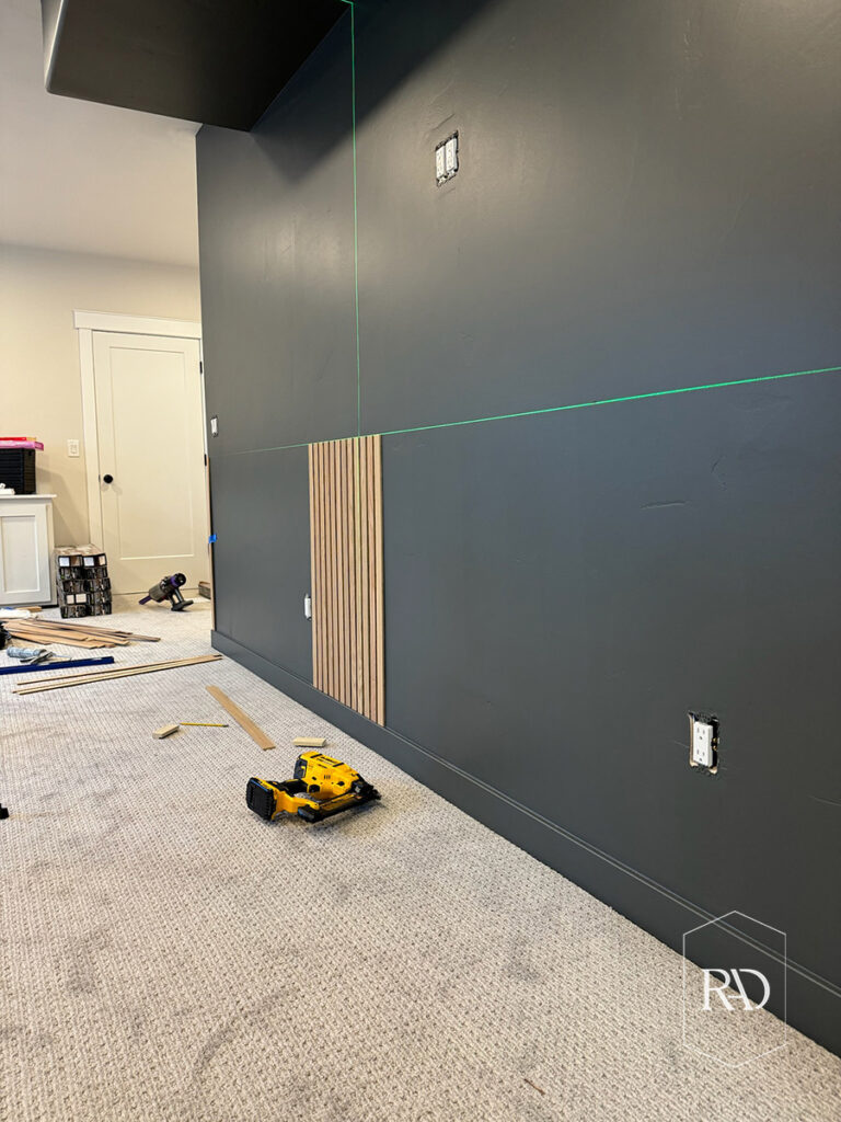 White Oak Slat Feature Wall - Remington Avenue